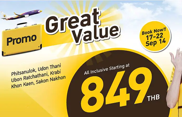 New promotion on Thailand domestic flights - Blog Thailandee.com