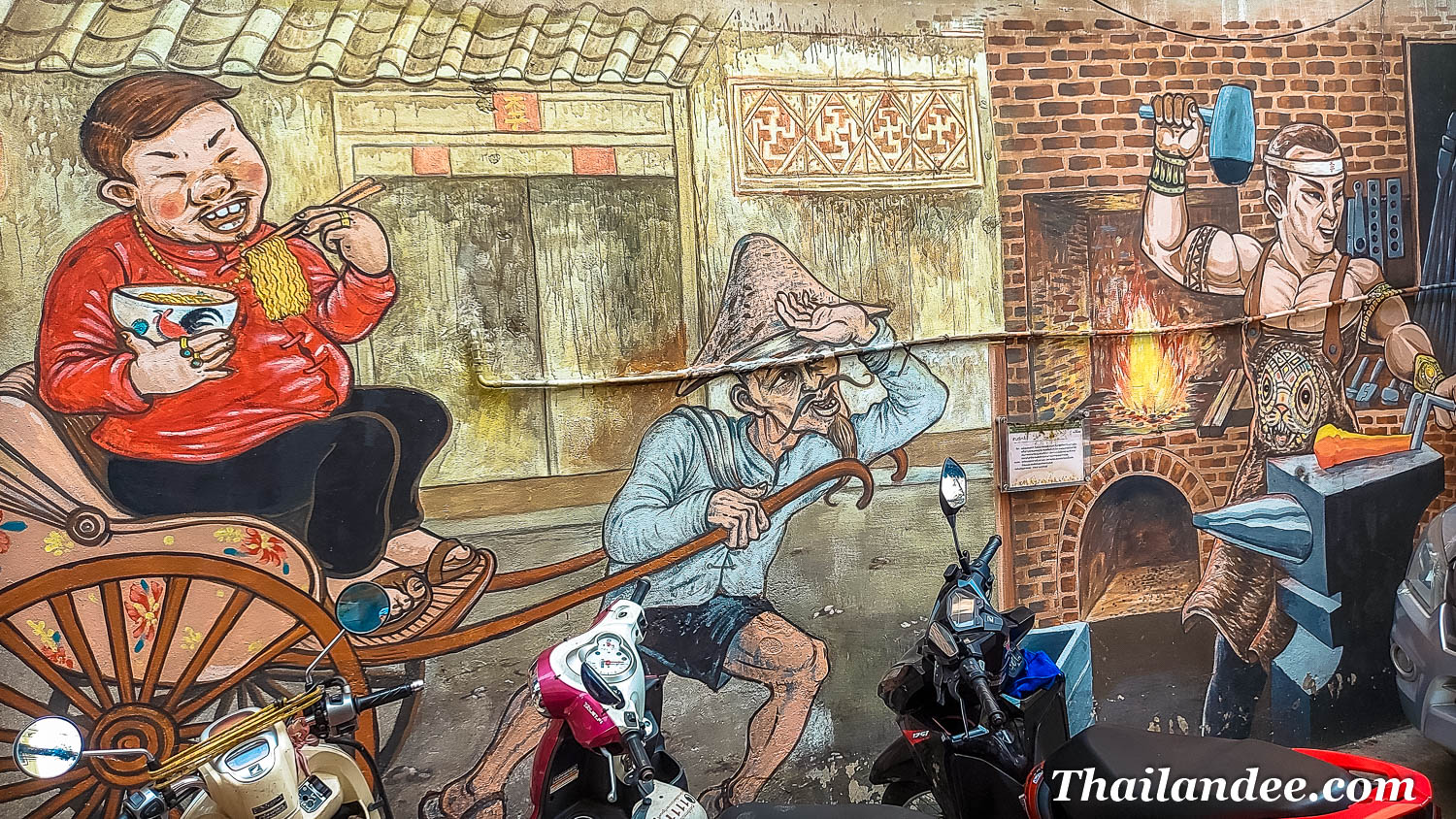 Walking Tour à Bangkok: Talad Noï, petit village au sein de Chinatown
