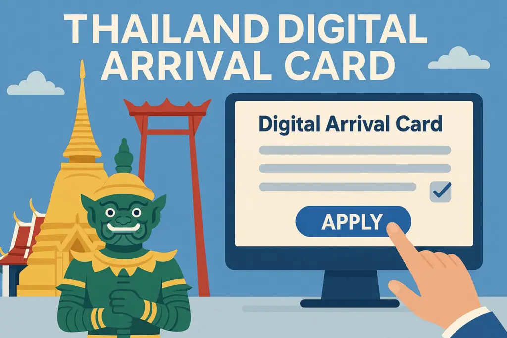 Tout savoir sur la TDAC Thailand Digital Arrival Card, le TM6 numérique